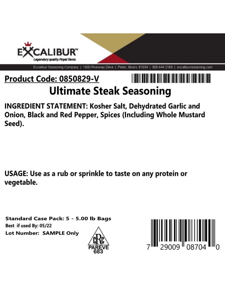 Ultimate Steak & Roast Rub Bulk 5#/Bag - North Central Foods