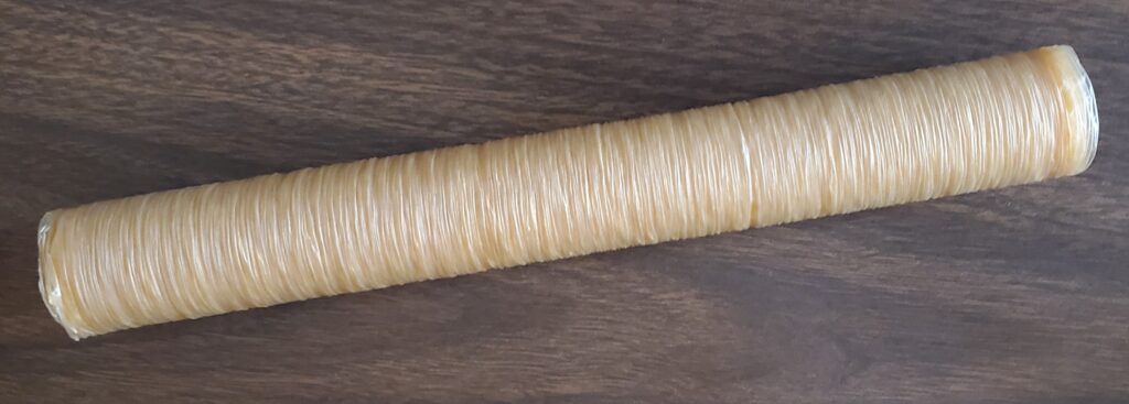 32 MM Hybrid Collagen Casing 25#/Stick (1 stick/pkg) - North Central Foods